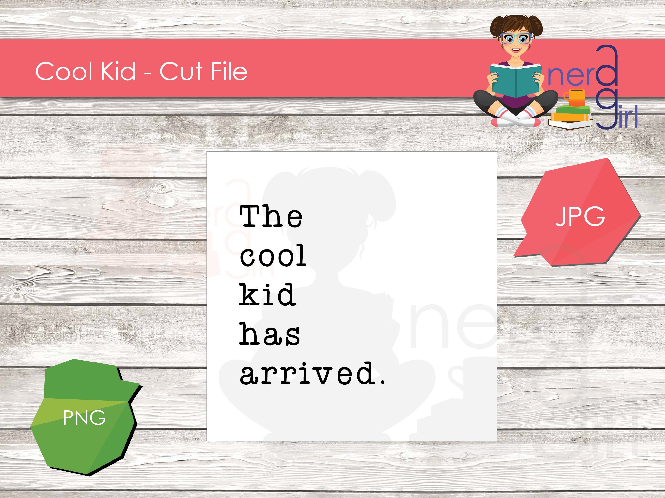 Cool Kid SVG Cut Files Tshirt Design Dxf Png Jpg Svg - Etsy
