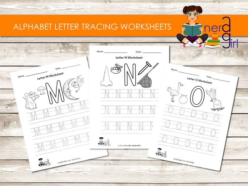 26 Printable Uppercase Alphabet Tracing Worksheets. Preschool ...
