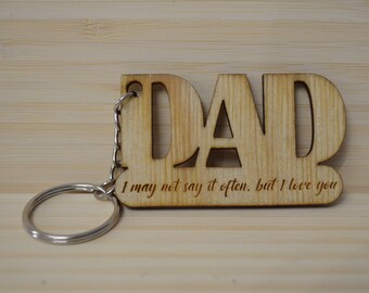 Laser Cut Keyring - Etsy UK