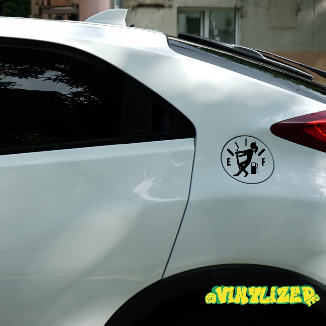 Gas Tank Vehicle Decal, Gas Tank Bumper Sticker, Funny Decal, Gas Tank ...