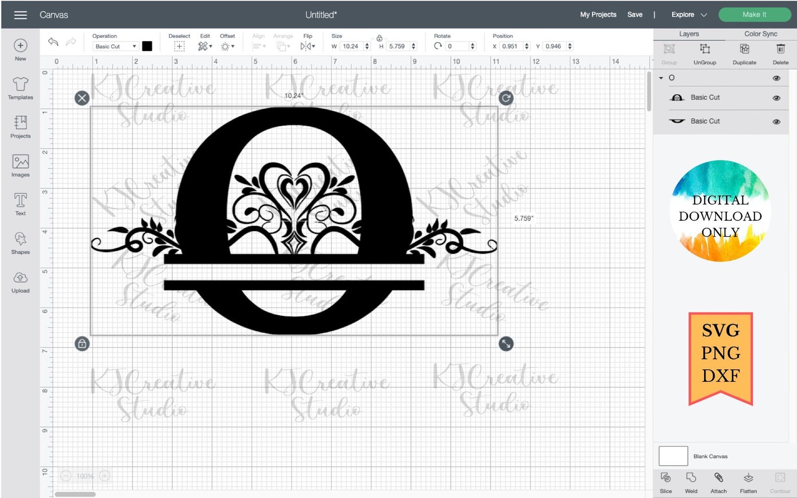 INITIAL Split Monogram Single Letter Alphabet Bundle SVG | Etsy