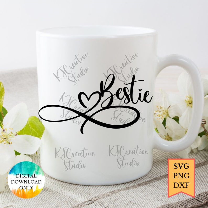 Besties Split Monogram Svg/png/dxf - Bestie Svg - Monogram Letters Svg ...