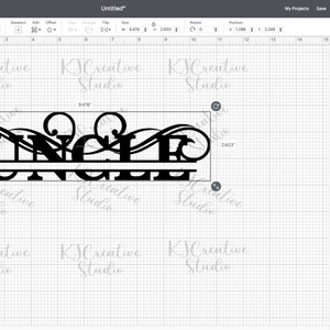 Uncle Split Monogram Svg/png - Uncle Svg - Best Uncle Ever - Auntie Svg ...