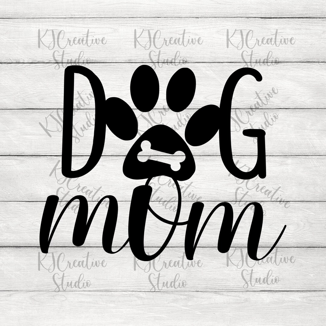 Dog Mom SVG, Fur Mama, Life is Good With a Dog, Rescue Dog Mom, Home is ...