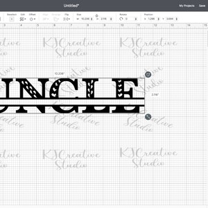 Uncle Split Monogram Svg/png - Uncle Svg - Best Uncle Ever - Auntie Svg ...