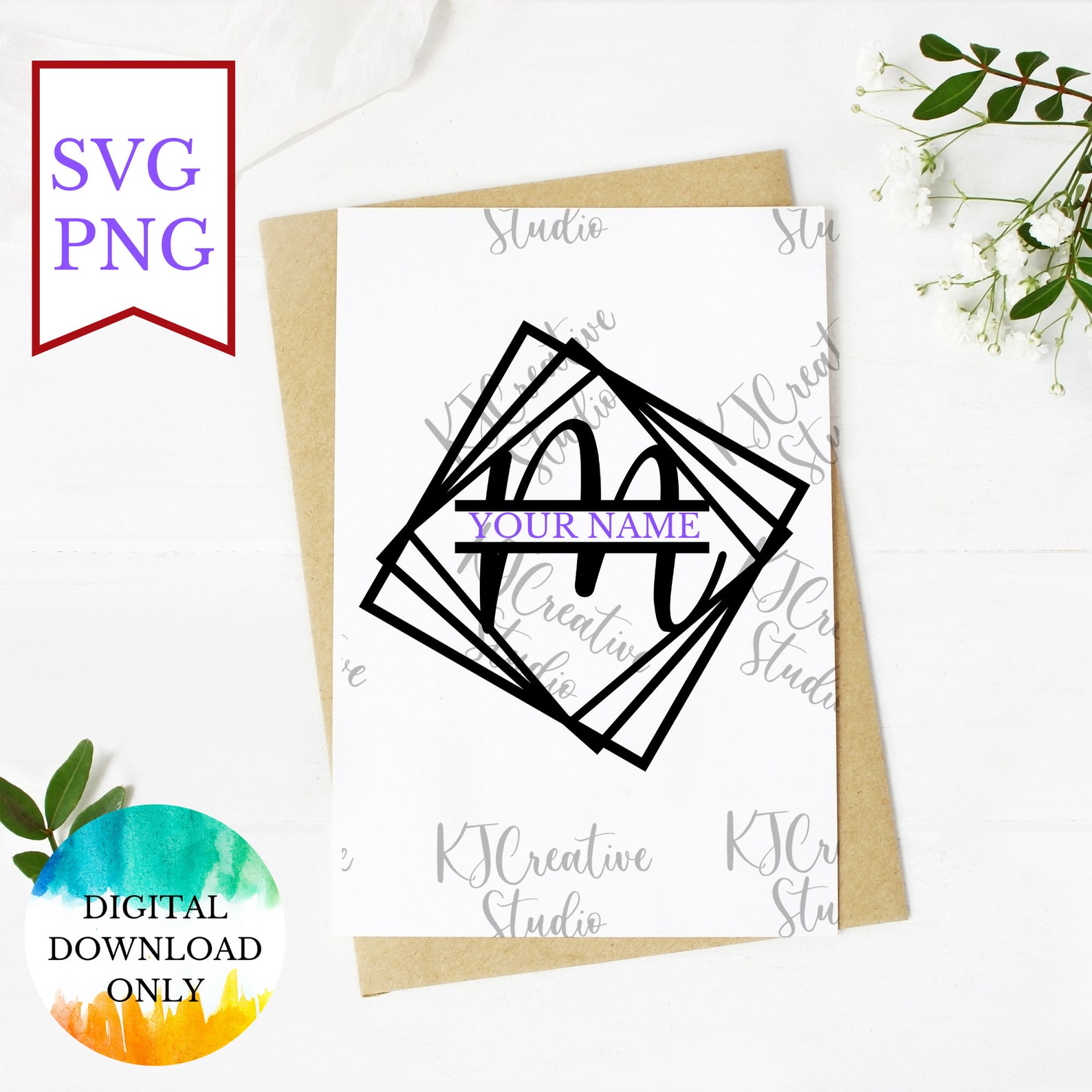Diamond Shape Split Monogram Alphabets Font Individual Letters - Etsy ...