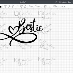 Besties Split Monogram Svg/png/dxf - Bestie Svg - Monogram Letters Svg ...