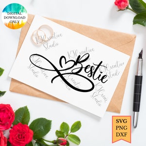 Besties Split Monogram Svg/png/dxf - Bestie Svg - Monogram Letters Svg ...