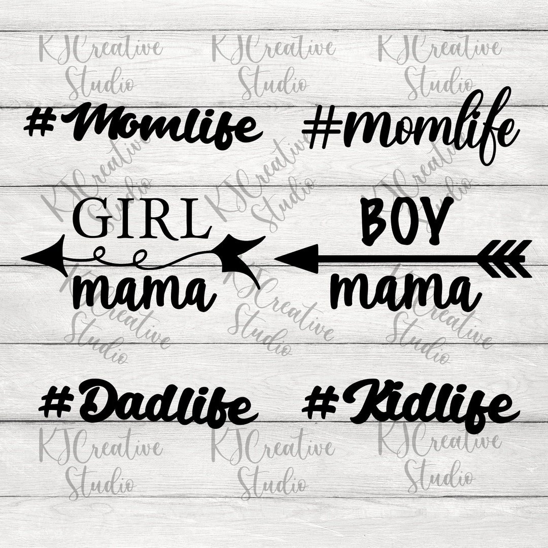 Mom Life Best Life Svg - Girl Mama Svg - Boy Mama Svg - Love With ...