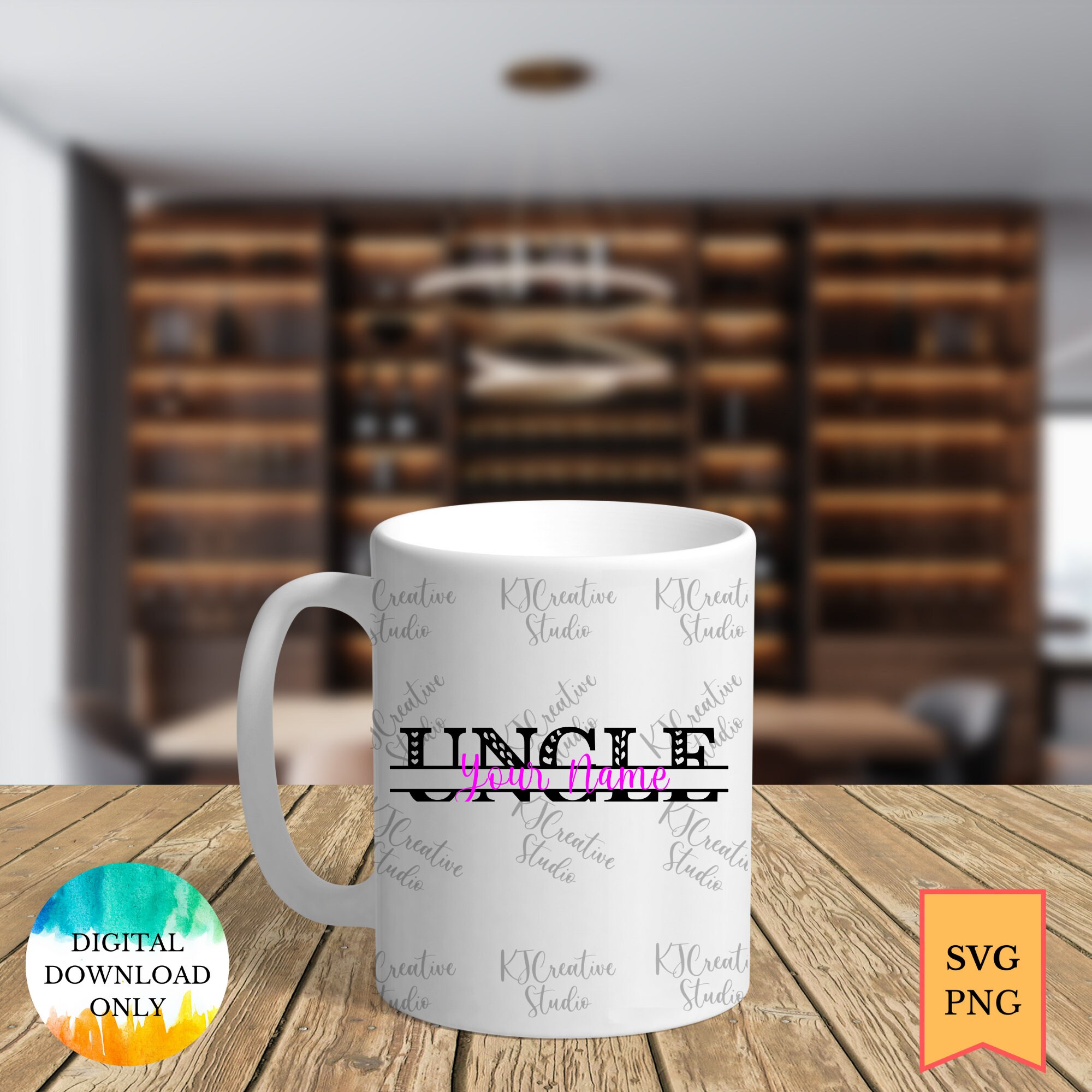 Uncle Split Monogram Svg/png Uncle Svg Best Uncle Ever | Etsy