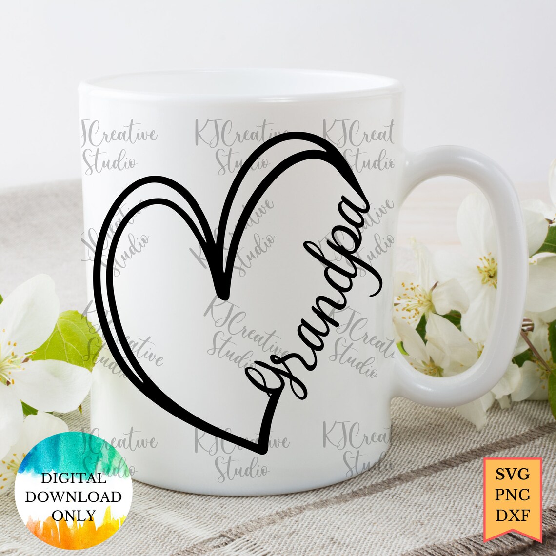 Grandpa With Heart Svg Grandpa Svg My Favorite People Call - Etsy UK