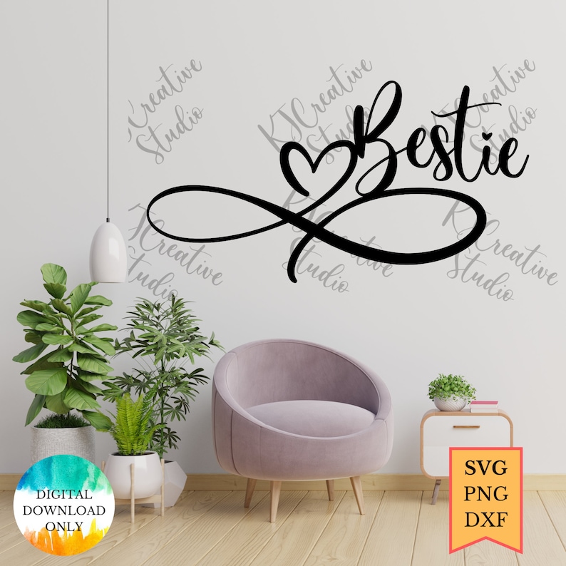 Besties Split Monogram Svg/png/dxf - Bestie Svg - Monogram Letters Svg ...