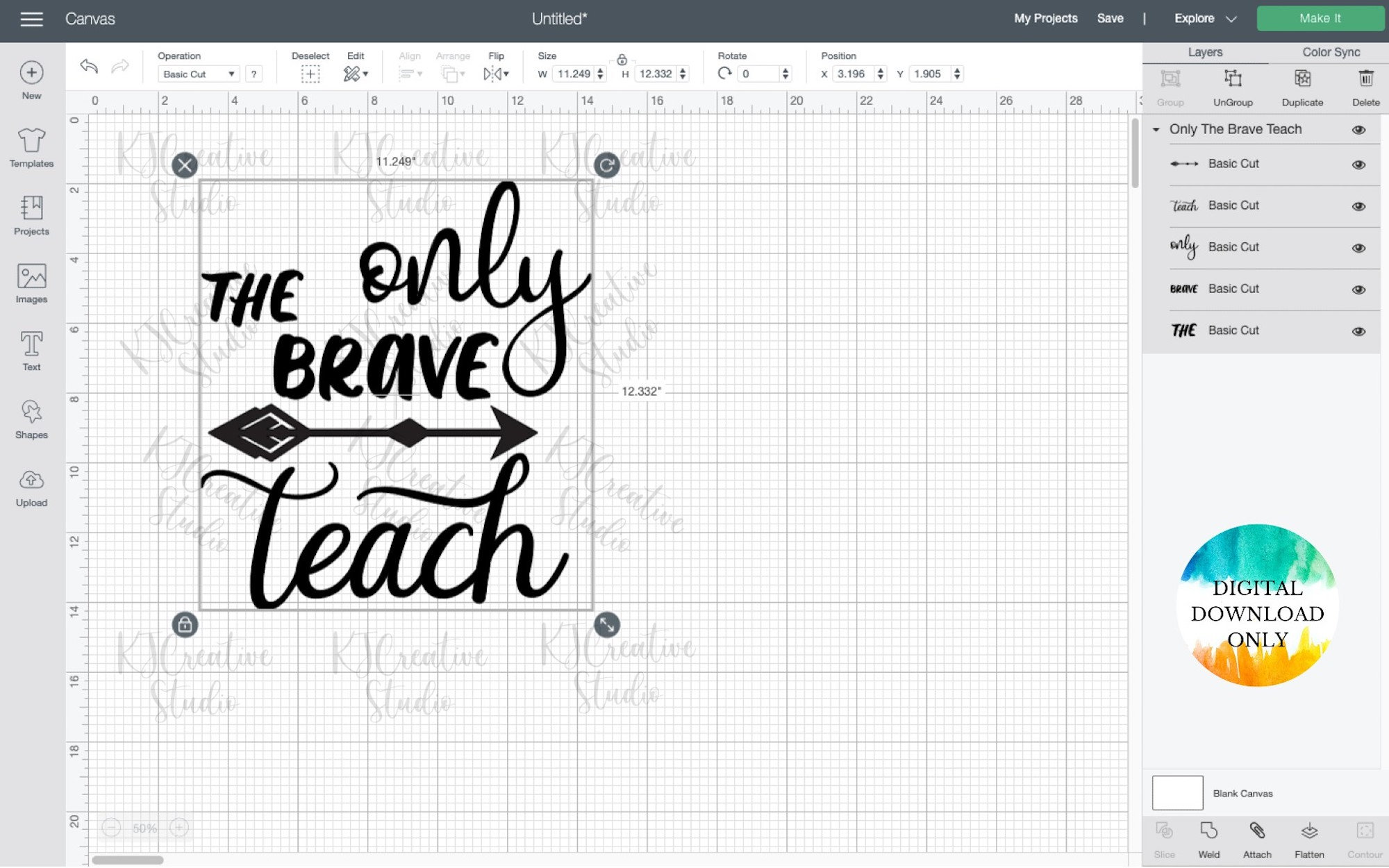 Only the Brave Teach SVG | Teacher Svg | Funny Teacher Svg | Teacher ...