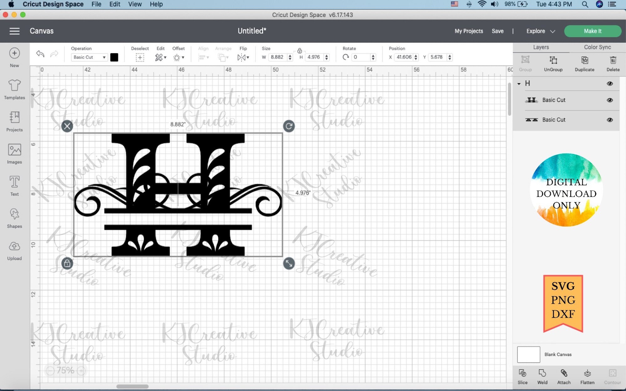 INITIAL Split Monogram Single Letter Alphabet Bundle SVG | Etsy