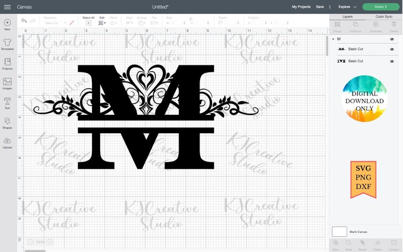 INITIAL Split Monogram Single Letter Alphabet Bundle SVG - Etsy
