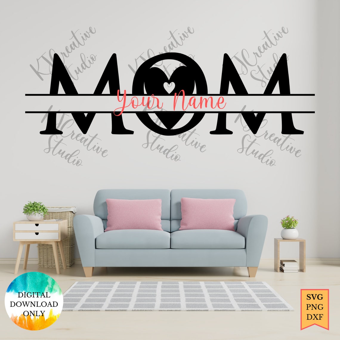 Mom Split Monogram Girl Mom Svg Boy Mom Svg Mom Life Best | Etsy