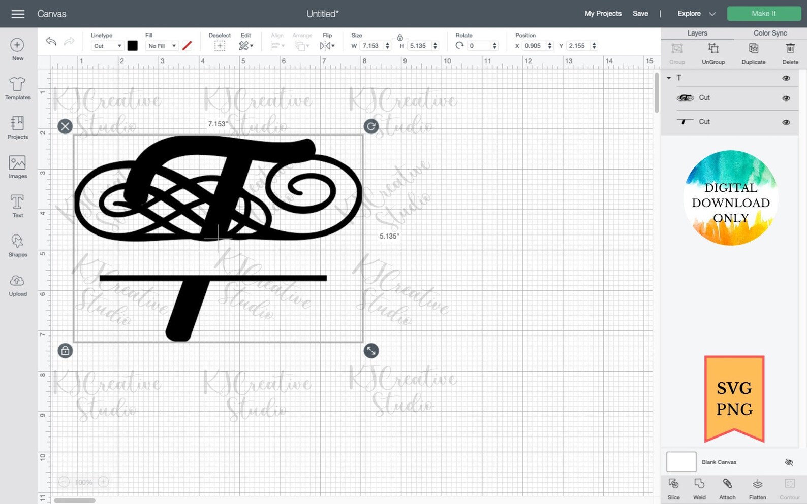 Alphabet Swirl Split Monogram Svg/png/dxf-split Monogram Frame Alphabet ...