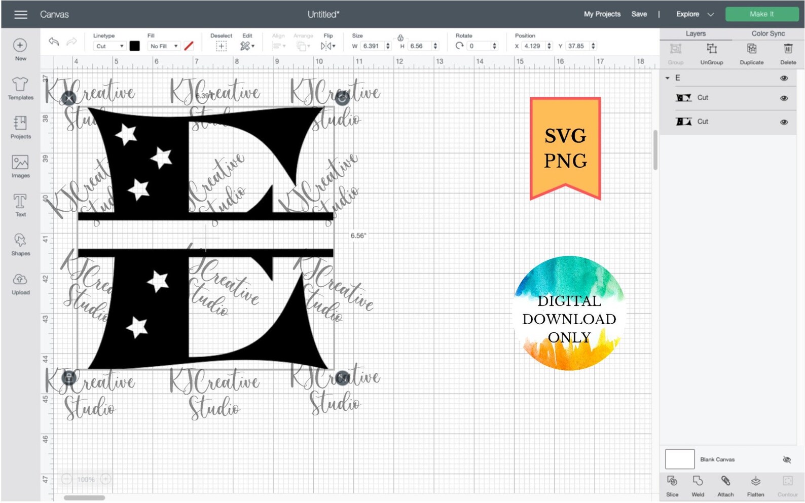 Split Monogram SVG/PNG Split Monogram Frame Alphabet With - Etsy