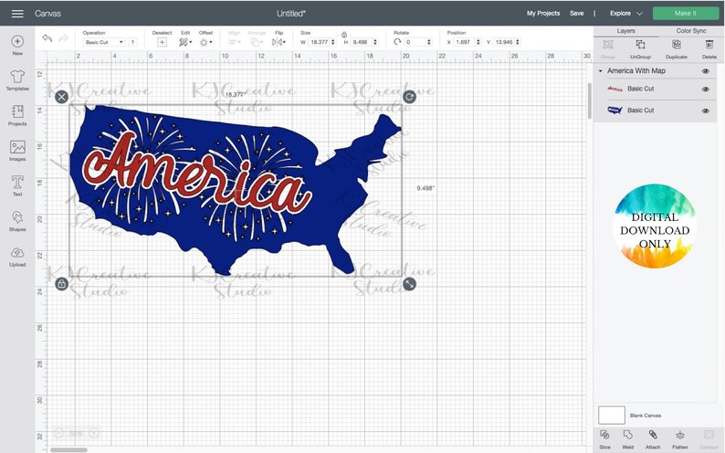 America With Map and Firework Svg, USA Svg, 4th of July Svg, America ...