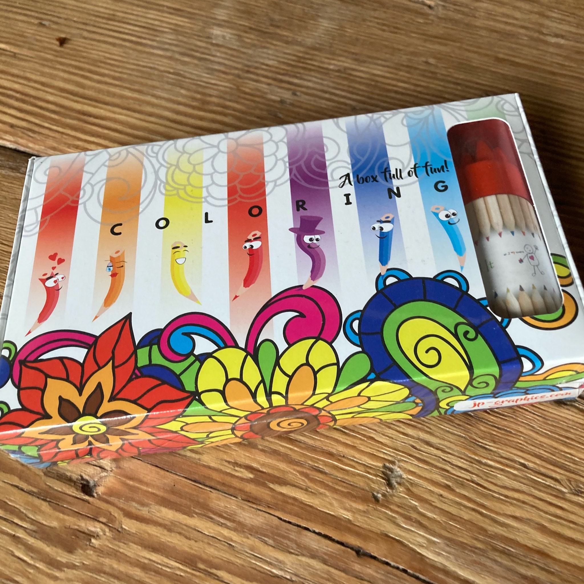 Coloring Greeting Card Set - Etsy