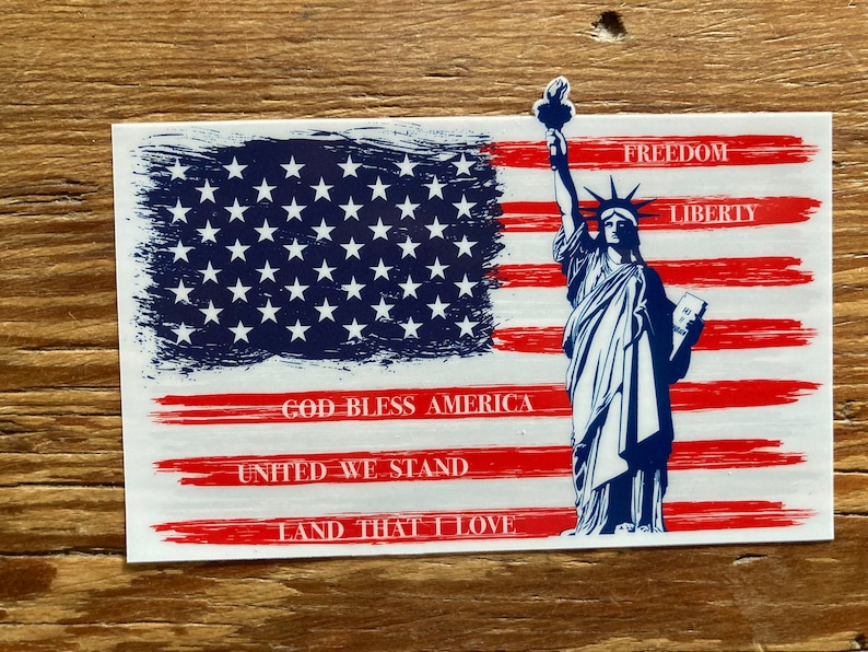 Freedom Flag Window Cling - Etsy