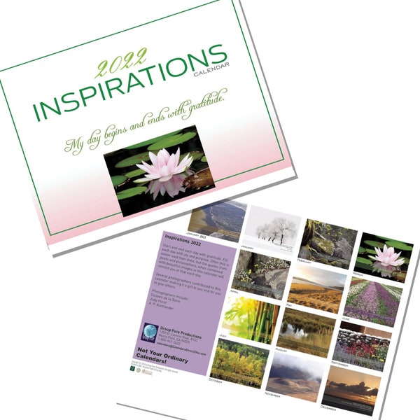 Inspirational Quotes Wall Calendar 2023 - Etsy