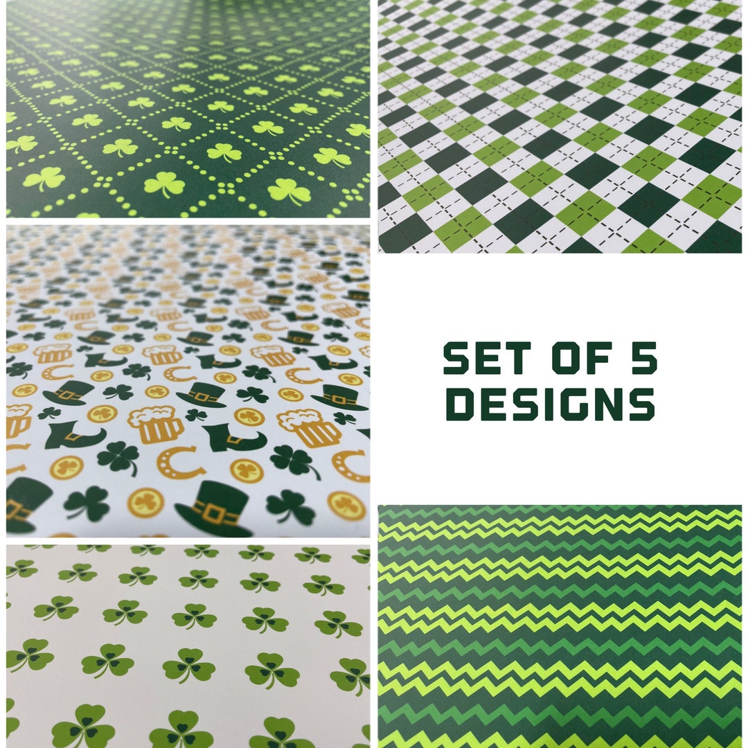 Irish Themed Wrapping Paper - Set of 10 Sheets - Etsy