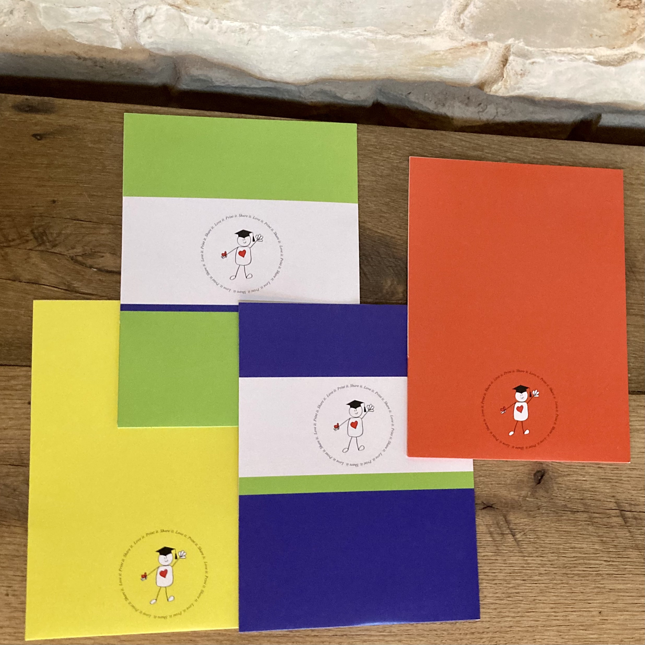 Set of 4 Subject Folders - Etsy