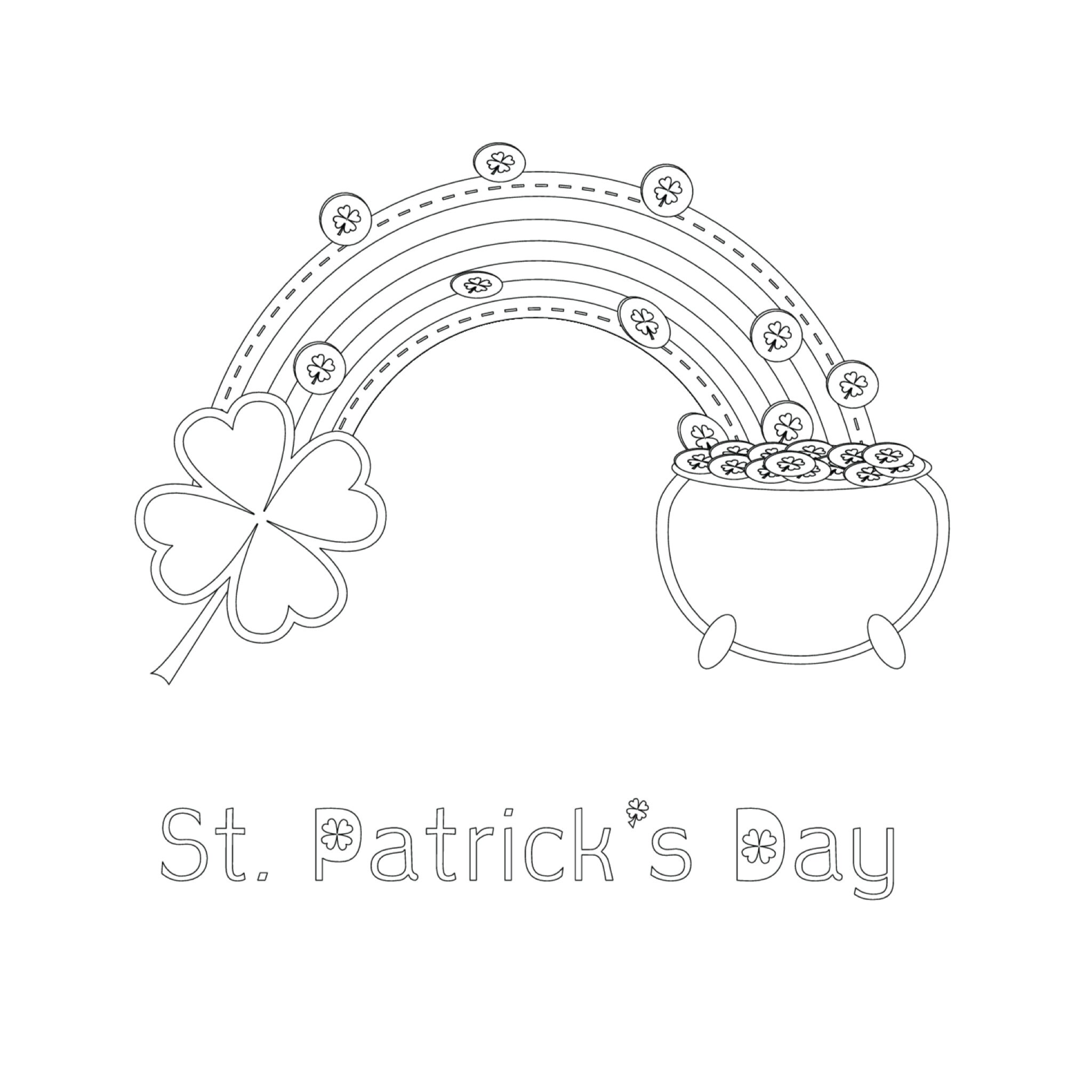 St Patrick’s Day Doodle Book With Pencils - Etsy