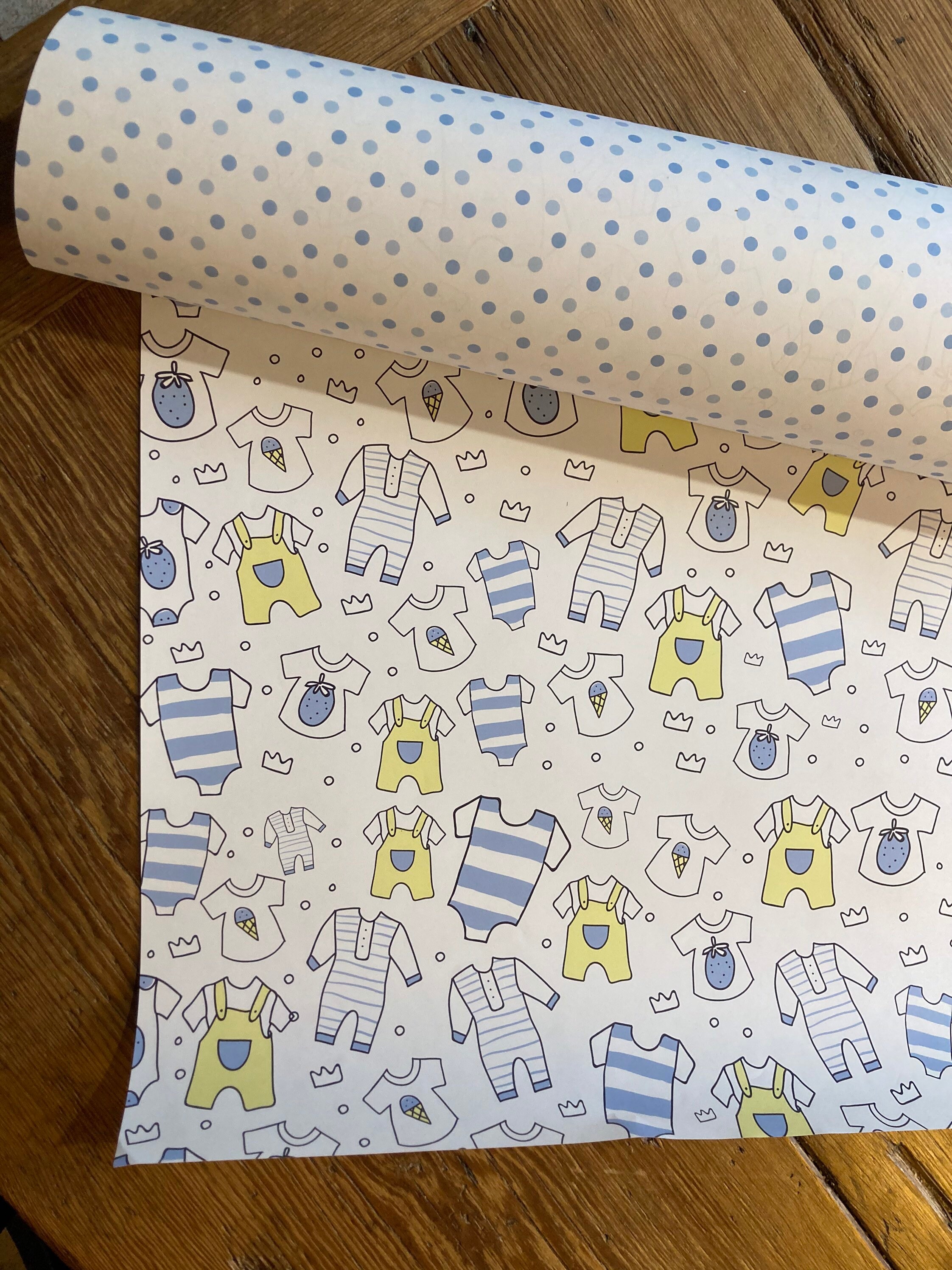 Blue Baby Wrapping Paper