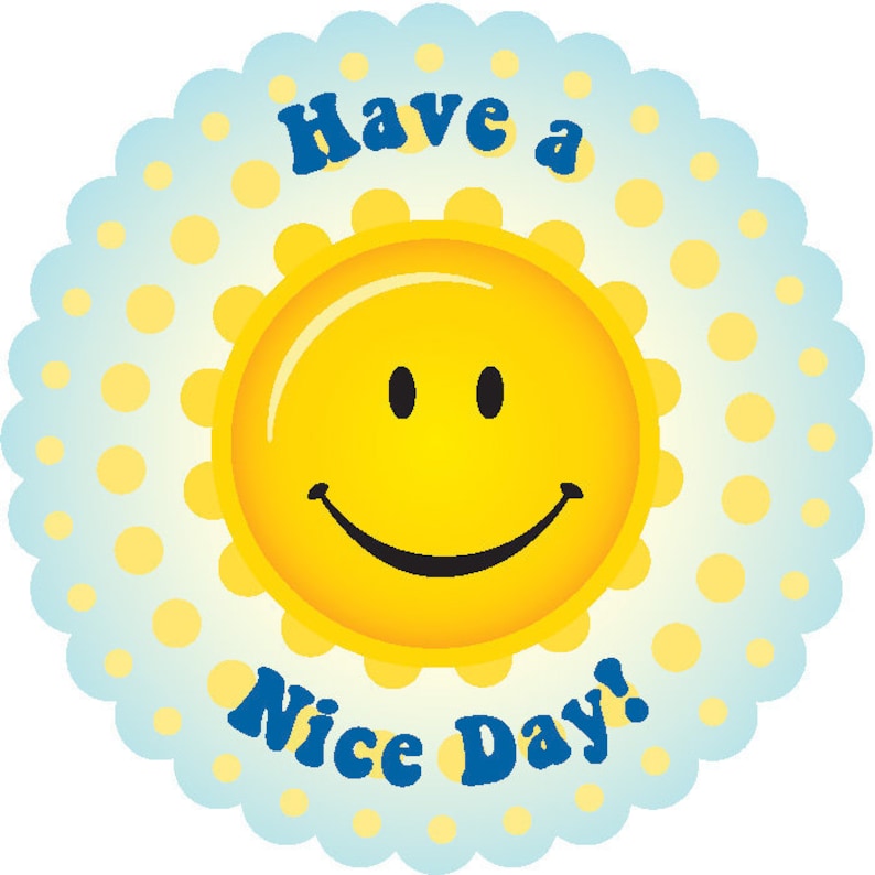 Have a Nice Day! Sunshine Magnet - Etsy