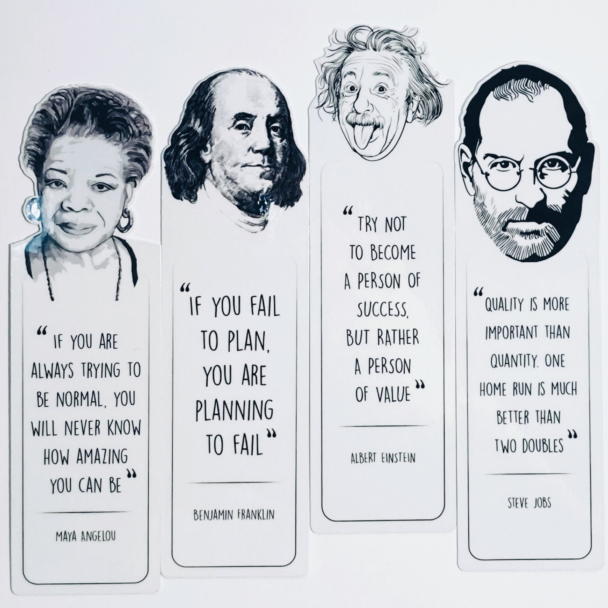 Set of 8 Inspirational Bookmarks - Etsy New Zealand