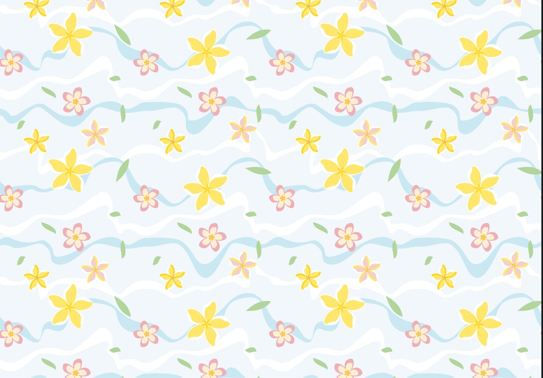 Island Breeze Themed Wrapping Paper - Set of 10 Sheets - Etsy