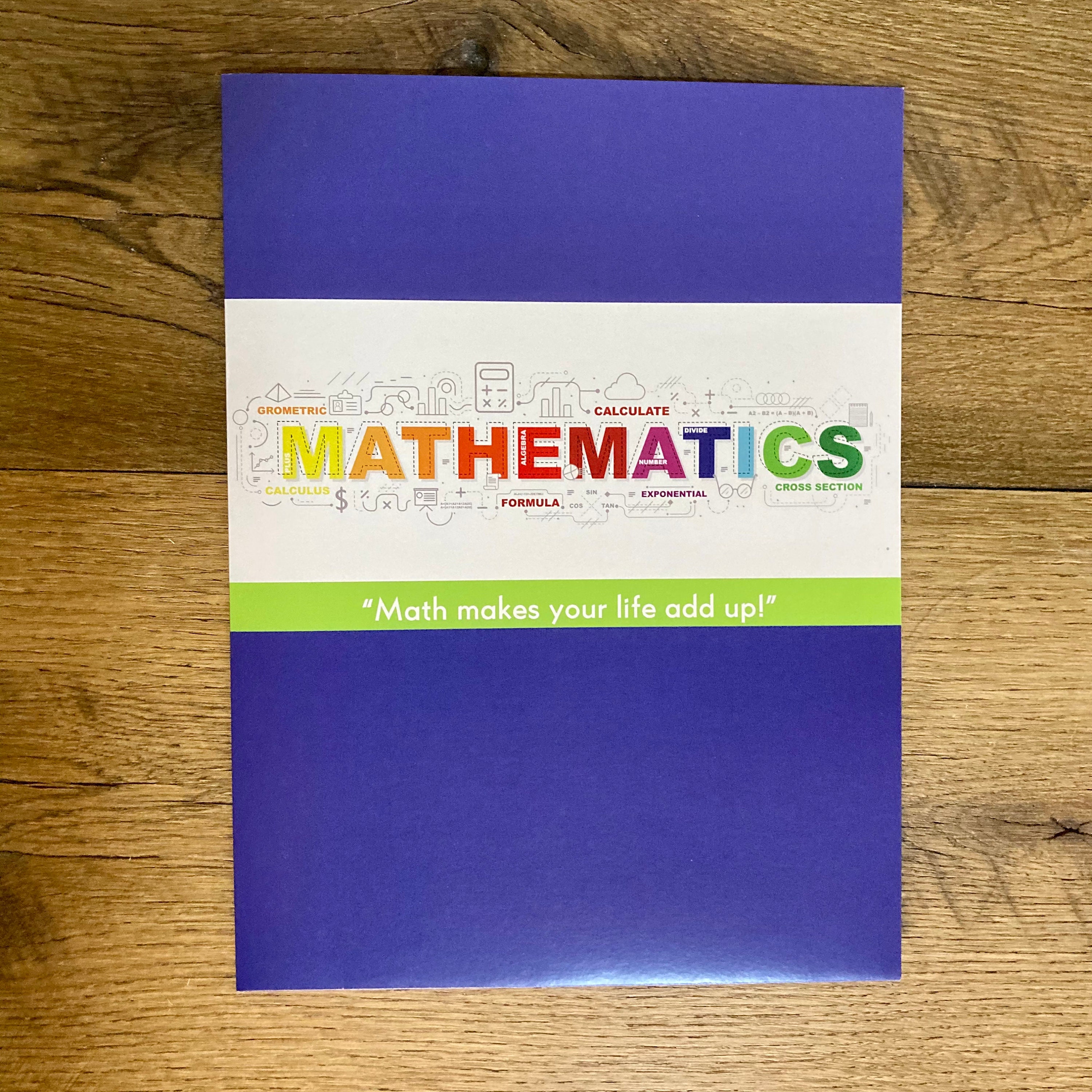 Set of 4 Subject Folders - Etsy