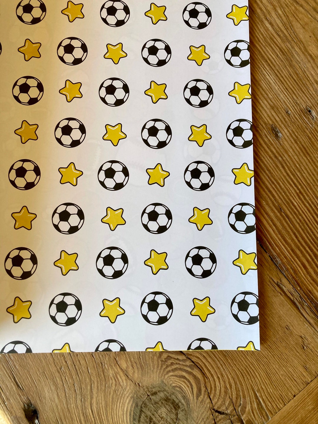 Soccer Themed Wrapping Paper - Set of 10 Sheets - Etsy