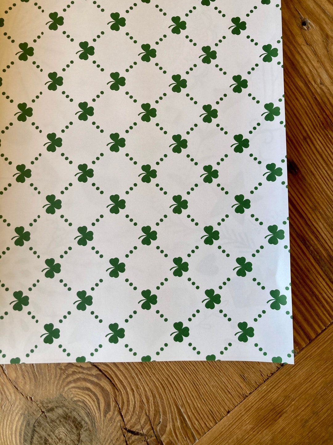 St. Patrick's Day Themed Wrapping Paper - Set of 10 Sheets - Etsy