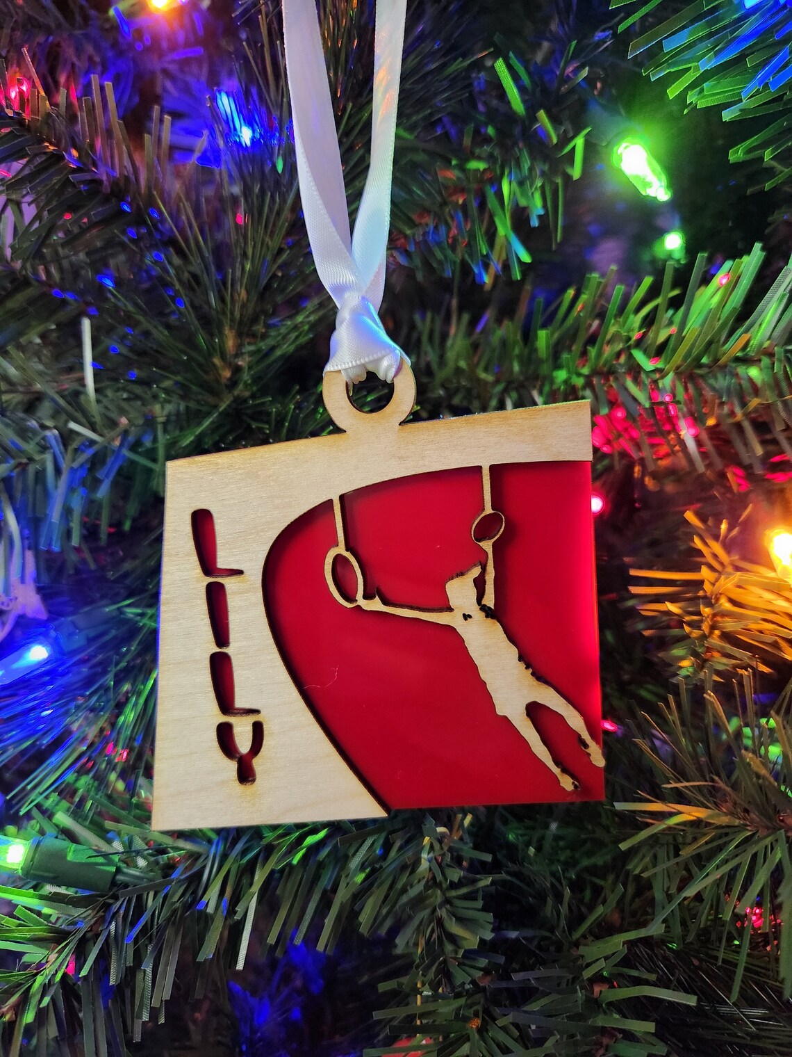 Ninja Warrior Rings Two Layer Ornament (personalized) Boy or Girl - Etsy