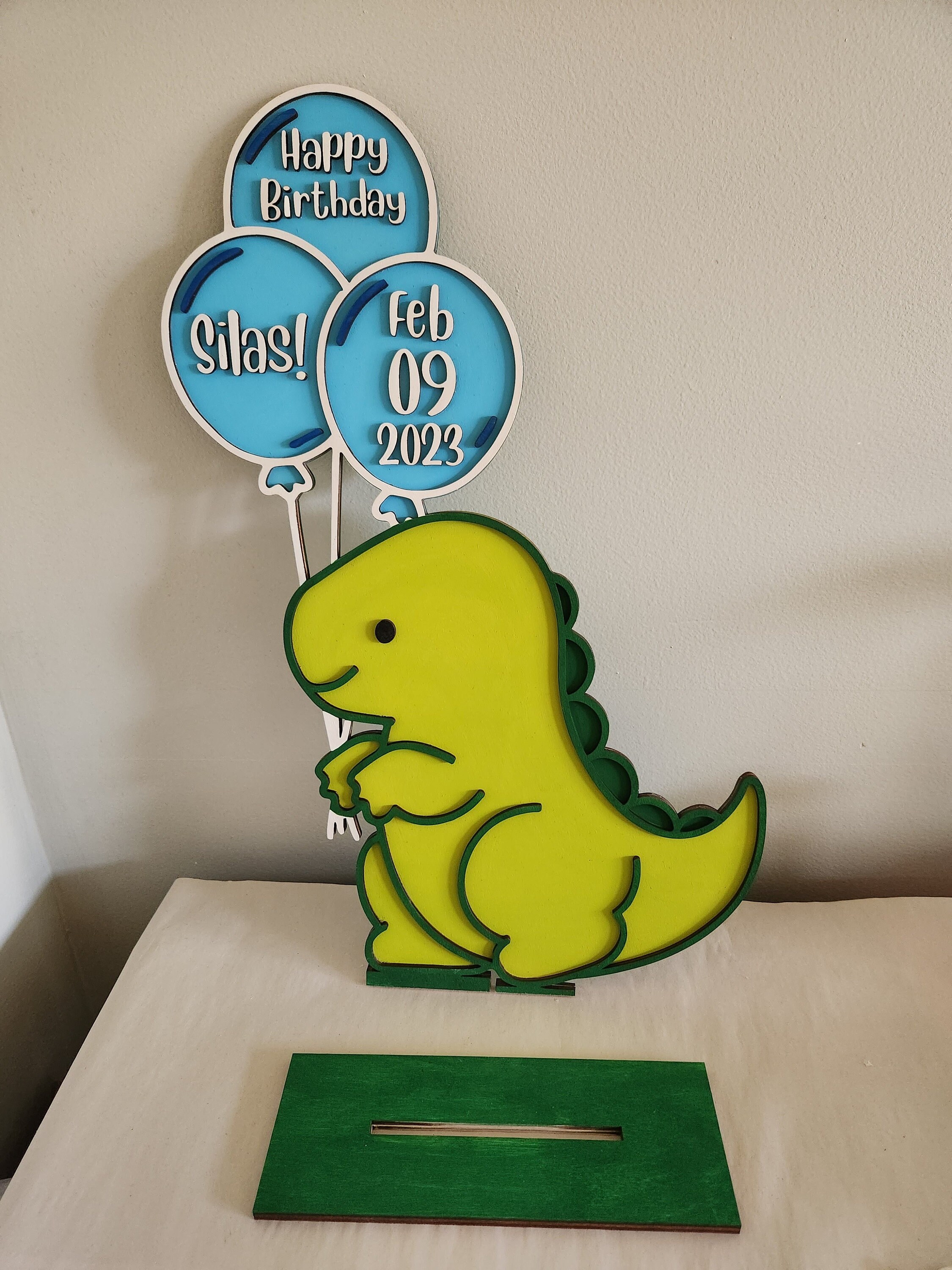 Personalized Dinosaur Birthday Sign Customizable Name & Date - Etsy
