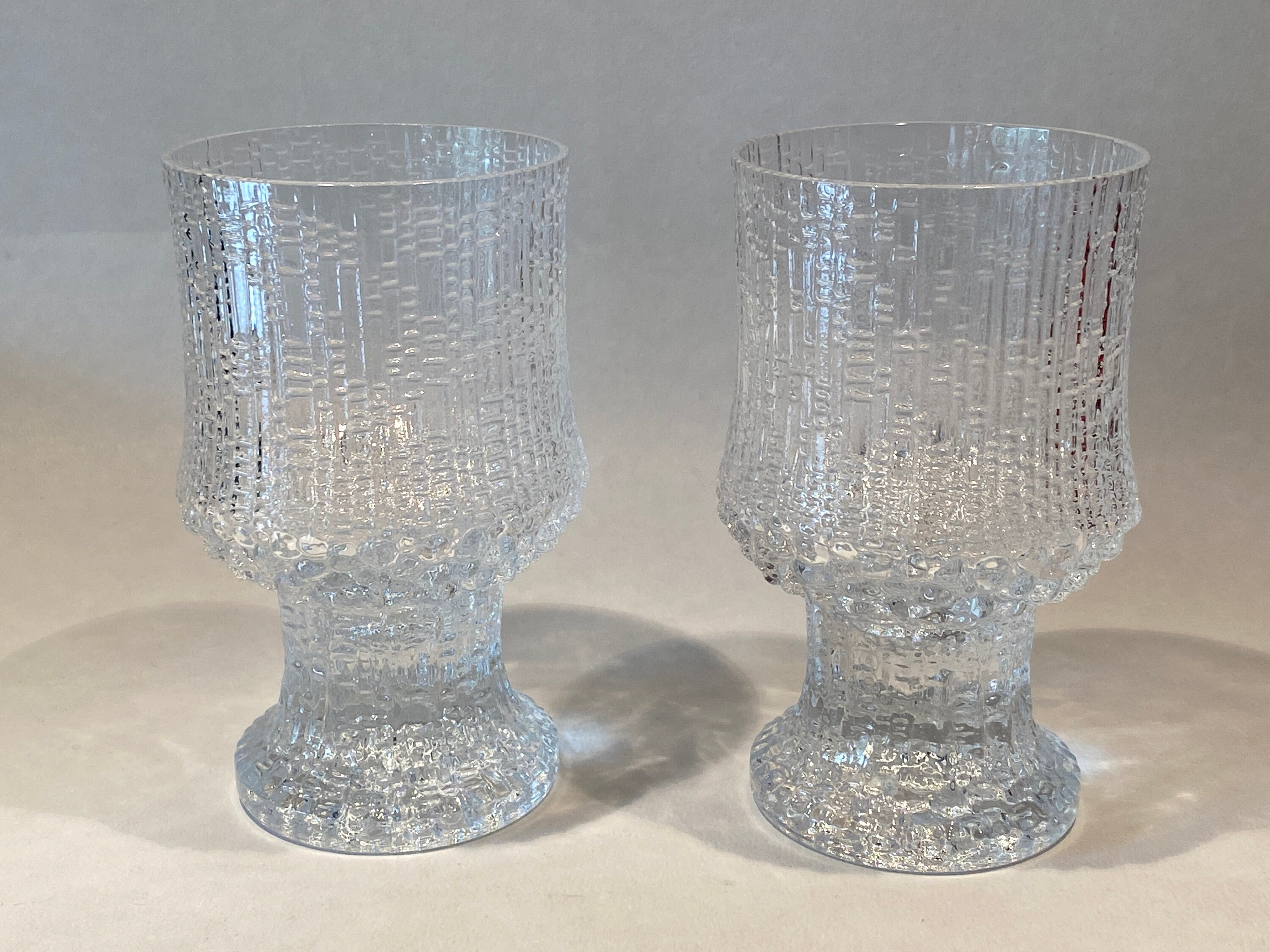 Iittala Tapio Wirkkala Ultima Thule Glass 2 Pcs Set - Etsy