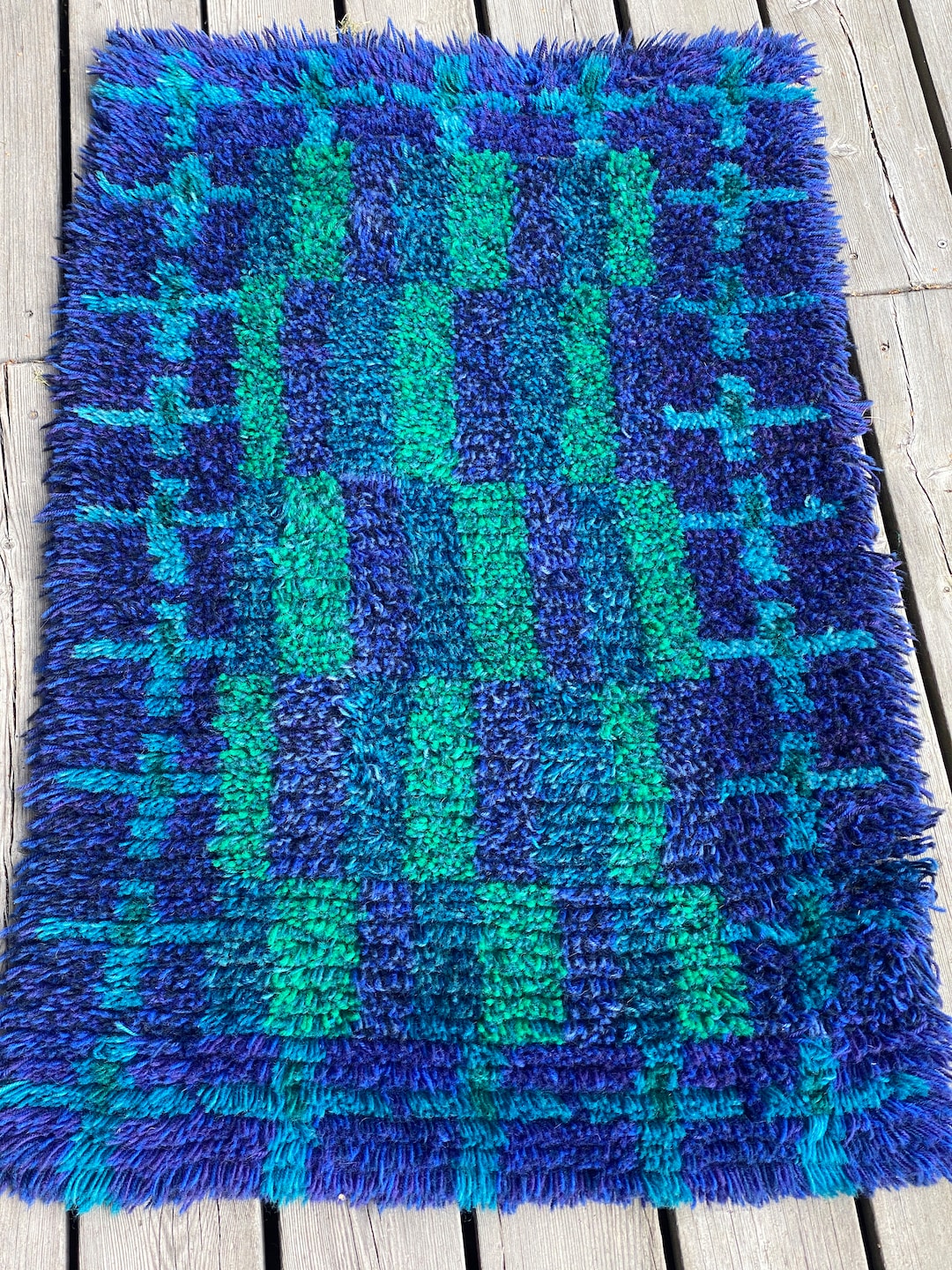 Finnish Wool Rug ryijy - Etsy Canada