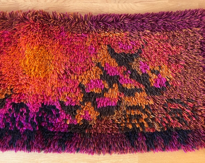 Scandinavian Ryijy Rya Rug Wall Hanging Tapestry - Etsy