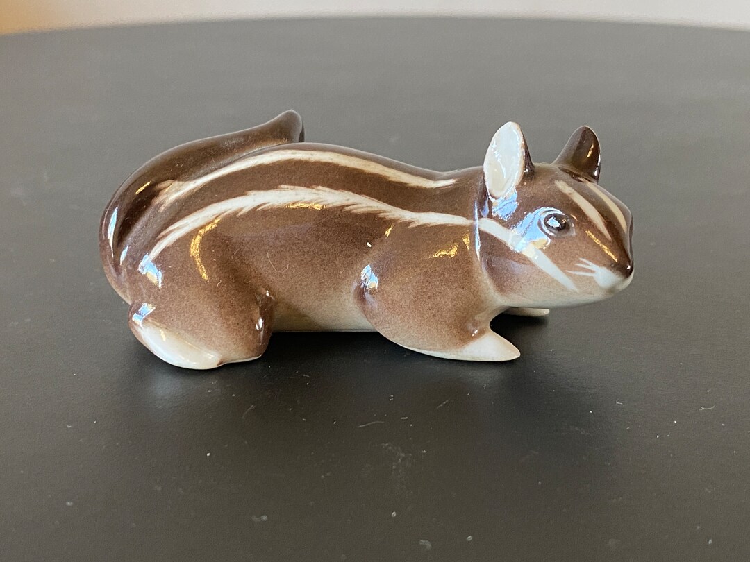 Vintage Chipmunk Figurine by Lomonosov Soviet Union USSR - Etsy