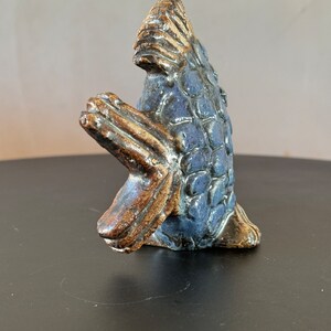 Willy Fischer Stoneware Fish Figurine Made in Sweden 1970 - Etsy