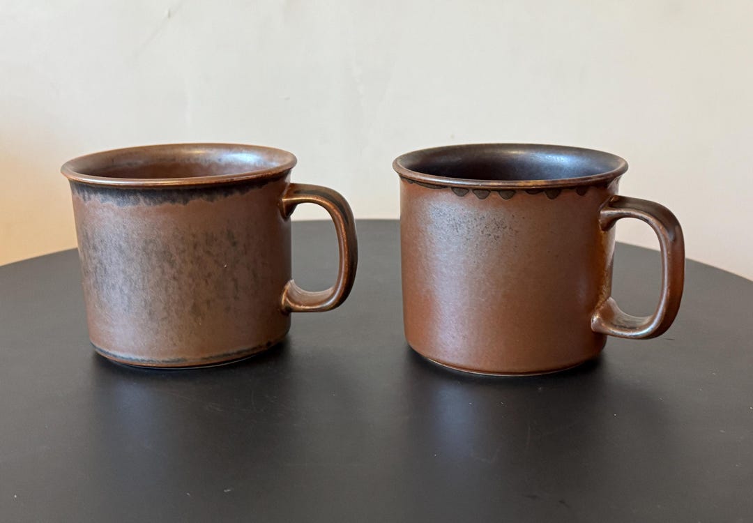 Arabia Ruska Large Mug Set of 2 by Ulla Procope' - Etsy