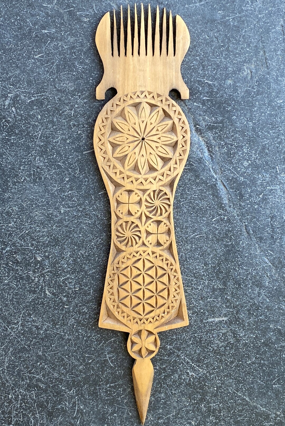 Folk Art Hand-carved Folk Art Wall Ornament From Finland 1965 - Etsy