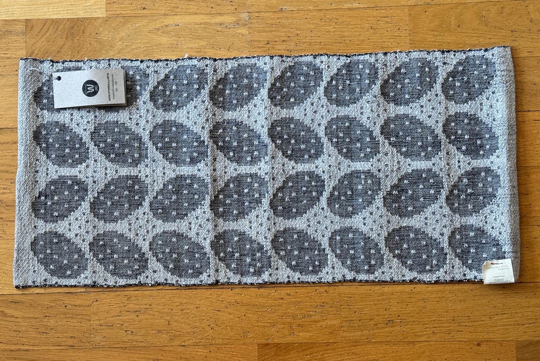 Laila Karttunen Linen Unused Tablerunner Made in Finland by Wetterhoff ...