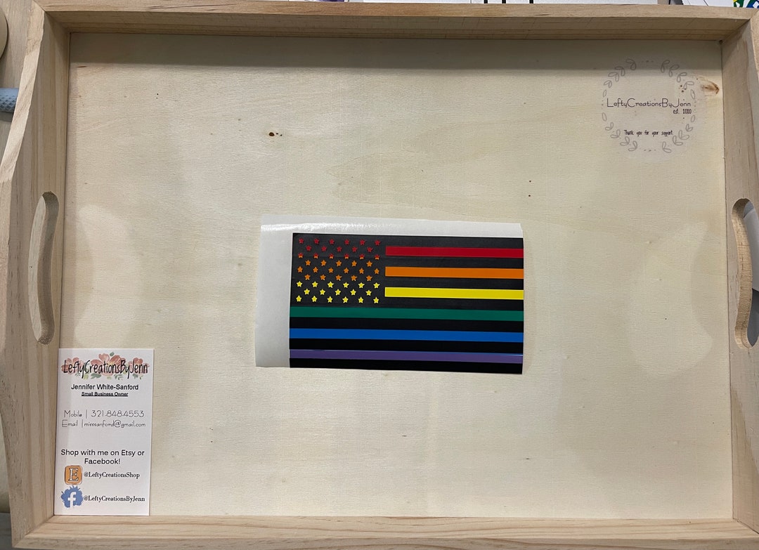 American Pride Flag Car Decal - Etsy