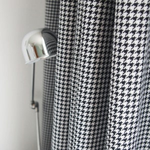 Modern New Houndstooth Korean Style Nordic Simple Blackout Curtains ...