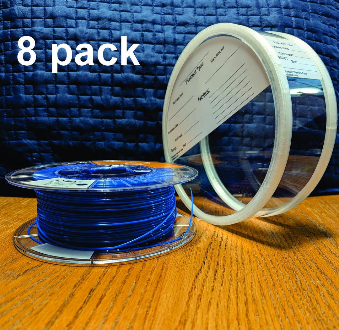 Wizbeach 3D Filament Case 8 Pack. Save 3 Dollars per Case When You Buy ...
