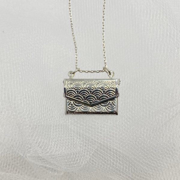 Envelope Necklace - Etsy